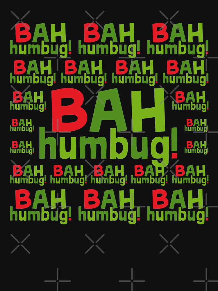 "Bah Humbug Emoji for Christmas" T-shirt by el-patron | Redbubble