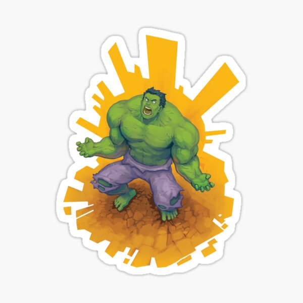 "Incredible Fella" Sticker for Sale by mandraws | Redbubble