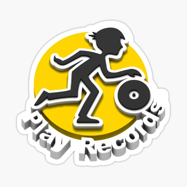 "3D Play Records Logo" Sticker for Sale by PlayRecords | Redbubble