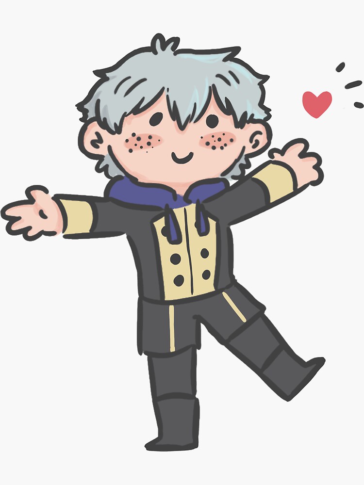 "cute ashe " Sticker for Sale by NicoTopin | Redbubble