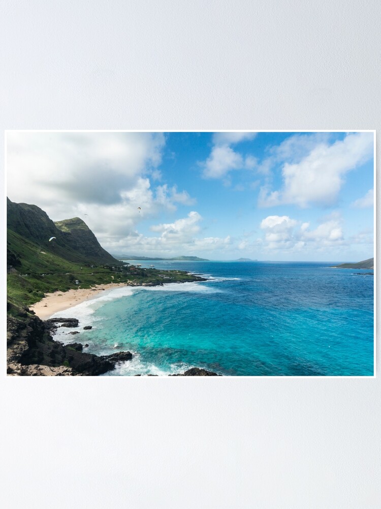 "Waimanalo from Makapu'u Point" Poster by cj-jones | Redbubble