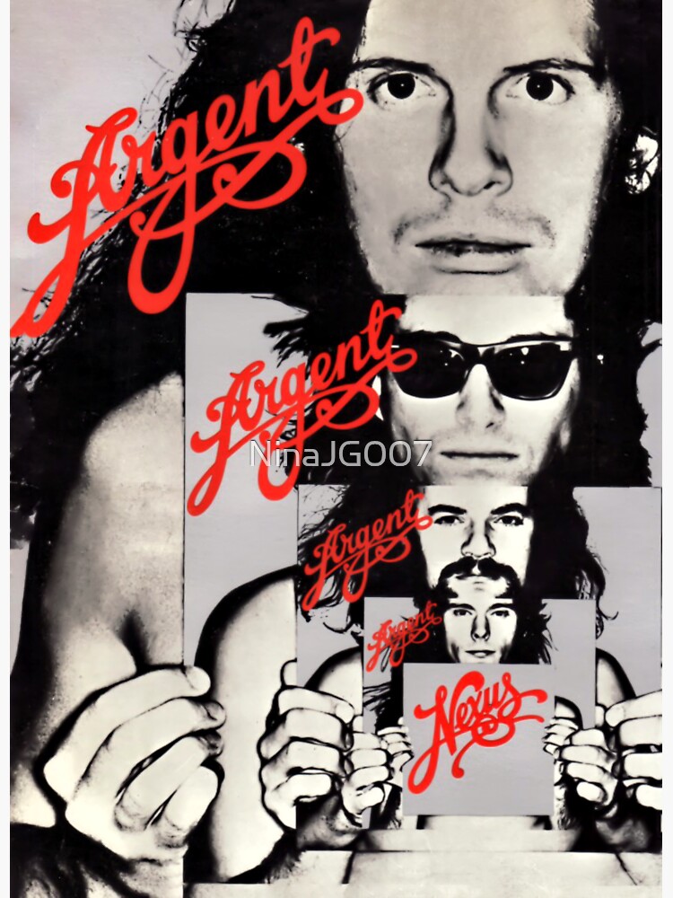 "Argent - English Progressive Rock Band - Nexus" Sticker by NinaJG007 ...