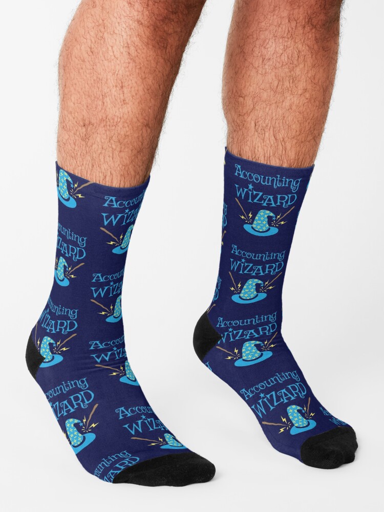 "Accounting Wizard CPA Accountant" Socks for Sale by jaygo | Redbubble