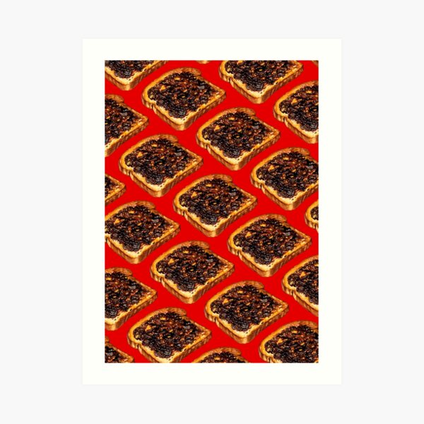 "Vegemite Toast Pattern" Art Print by KellyGilleran | Redbubble