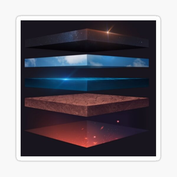 "Layers" Sticker by Braizary | Redbubble
