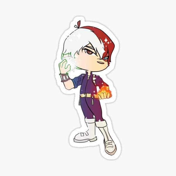 "Shoto Todoroki" Sticker for Sale by MaddyRBrown | Redbubble