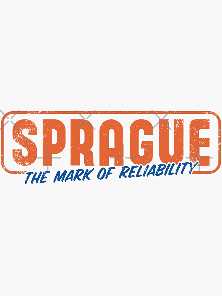 "Sprague Electric Reliability Logo" Sticker by jonnyfido | Redbubble