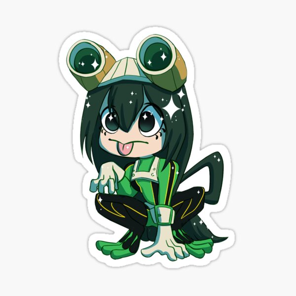 "Tsuyu Asui" Sticker for Sale by MaddyRBrown | Redbubble
