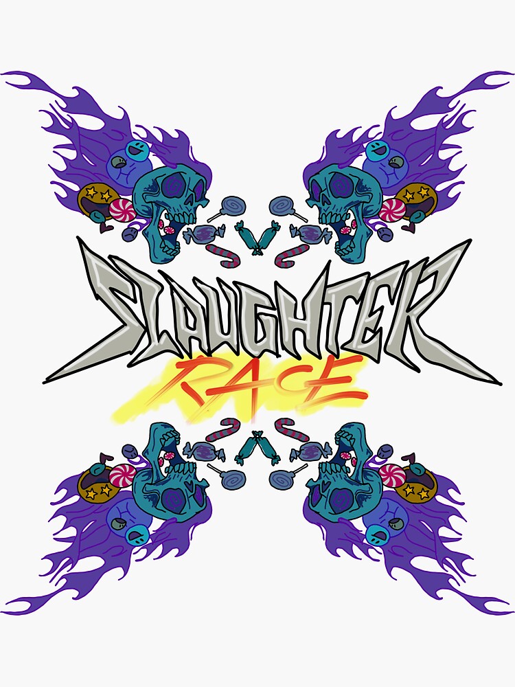 "Slaughter Race Vanellope Graphics" Sticker by km83 | Redbubble