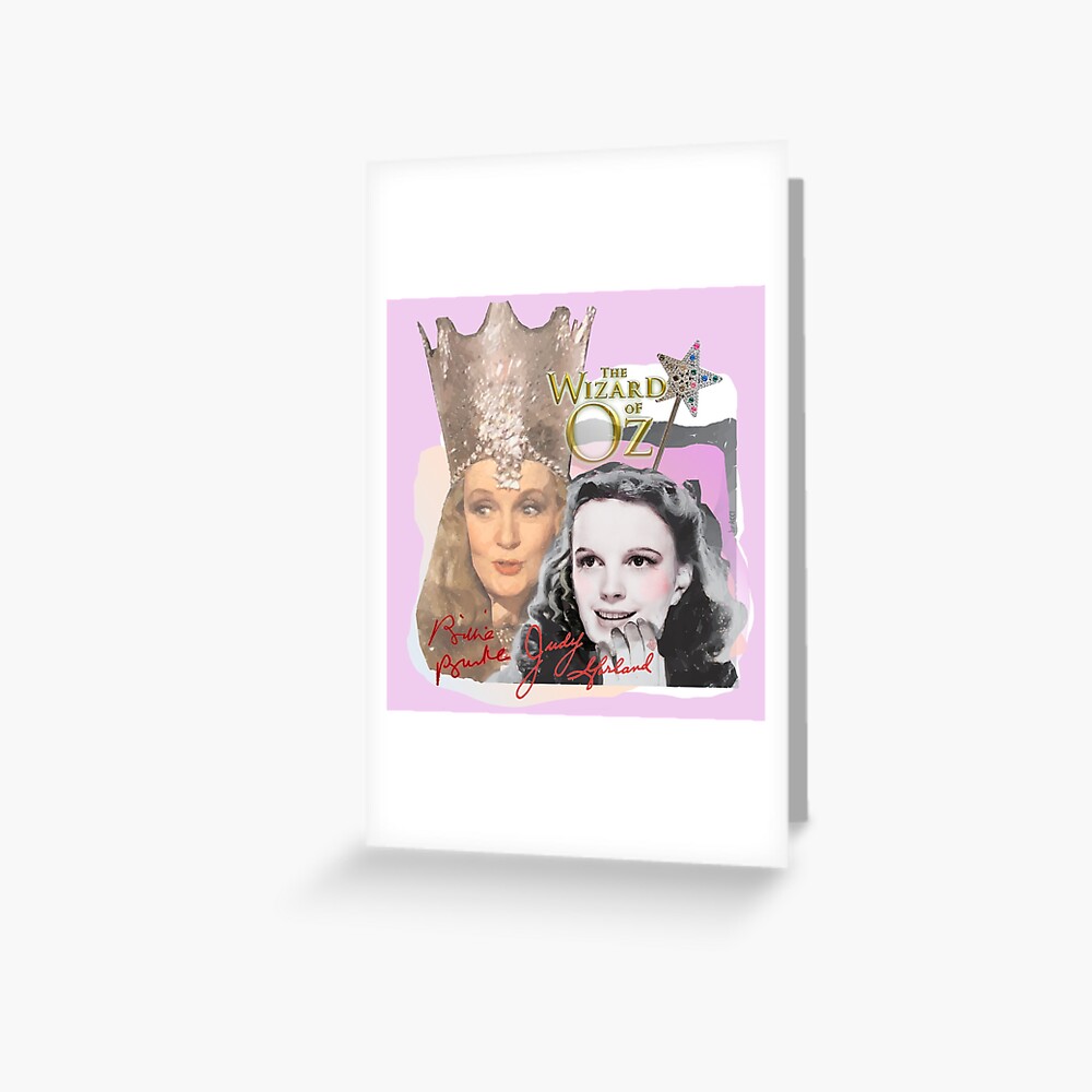 "Wizard of OZ, Dorothy and Glinda The Good Witch (with actresses Judy ...