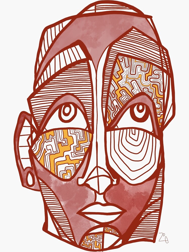 "bobble head " Sticker by Zoerenaeg | Redbubble