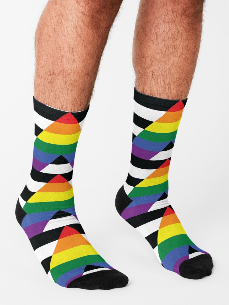 "Straight Ally Pride Flag" Socks for Sale by lgbtshoppe | Redbubble