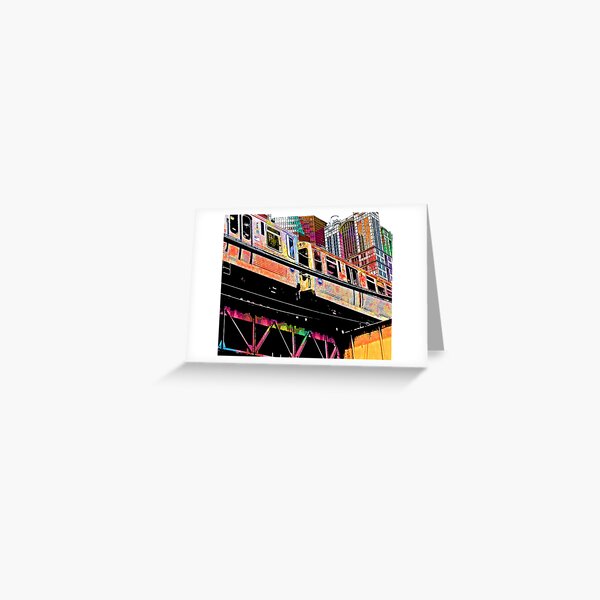 "Chicago L, Chicago el - series: 2 - CTA - Chicago gifts - Chicago ...