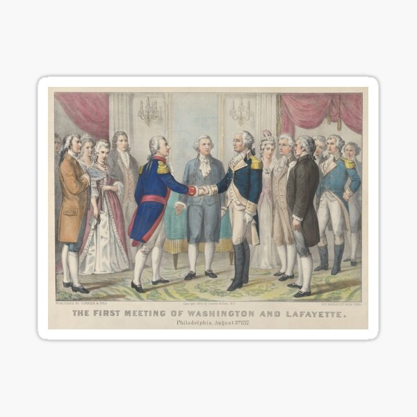 "First Meeting" Sticker for Sale by Yviemakes | Redbubble