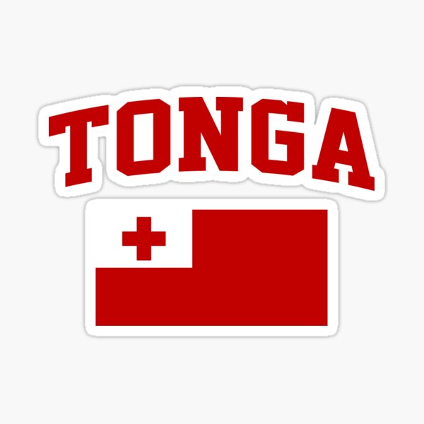 "Tonga Flag" Sticker for Sale by TheLastStand | Redbubble