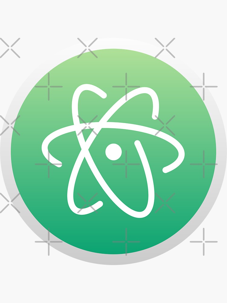 "Atom IDE Logo" Sticker for Sale by codedgar | Redbubble