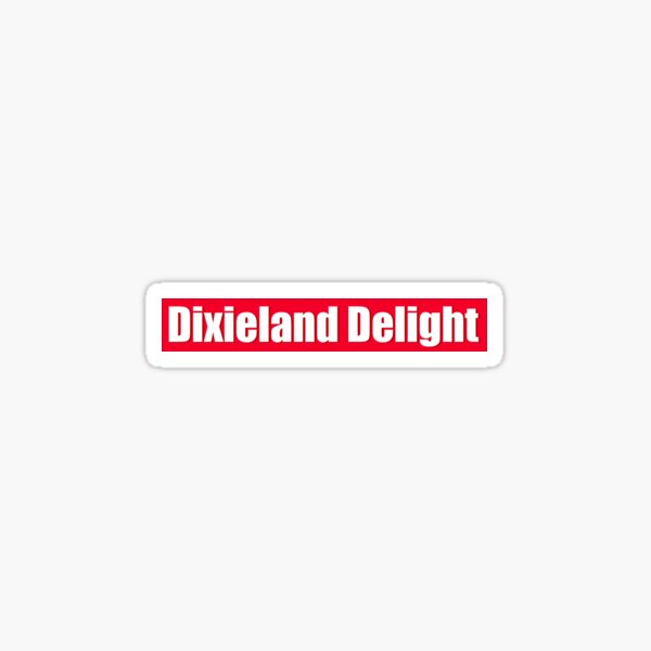 "Dixieland Delight Block Sticker" Sticker for Sale by samr0013 | Redbubble