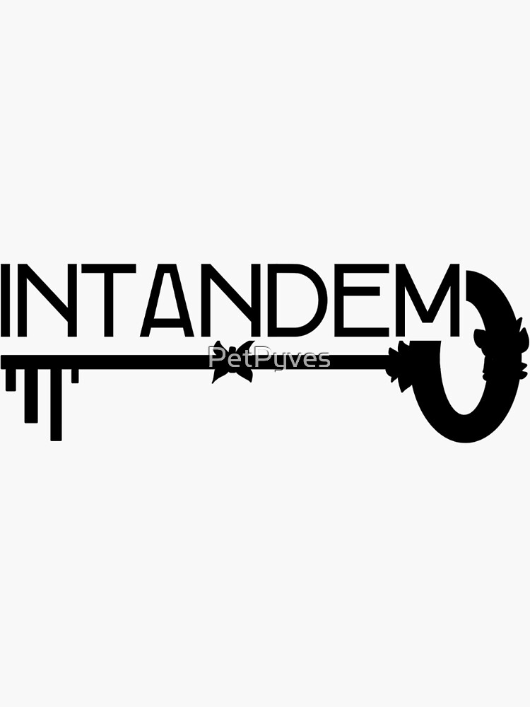"Intandem: Logo" Sticker for Sale by PetPyves | Redbubble