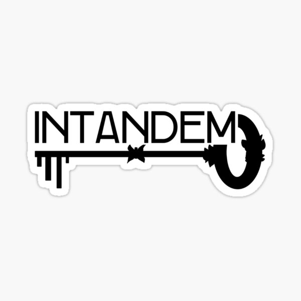 "Intandem: Logo" Sticker for Sale by PetPyves | Redbubble