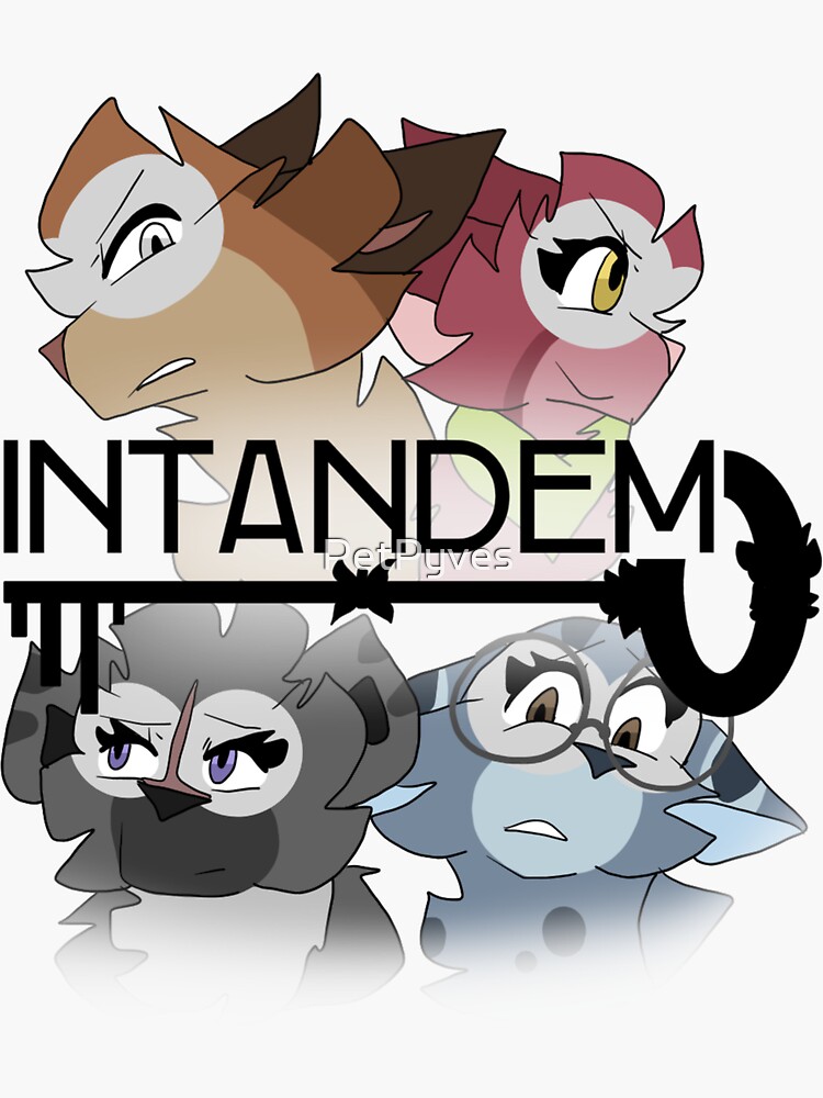 "Intandem: Character Logo" Sticker for Sale by PetPyves | Redbubble