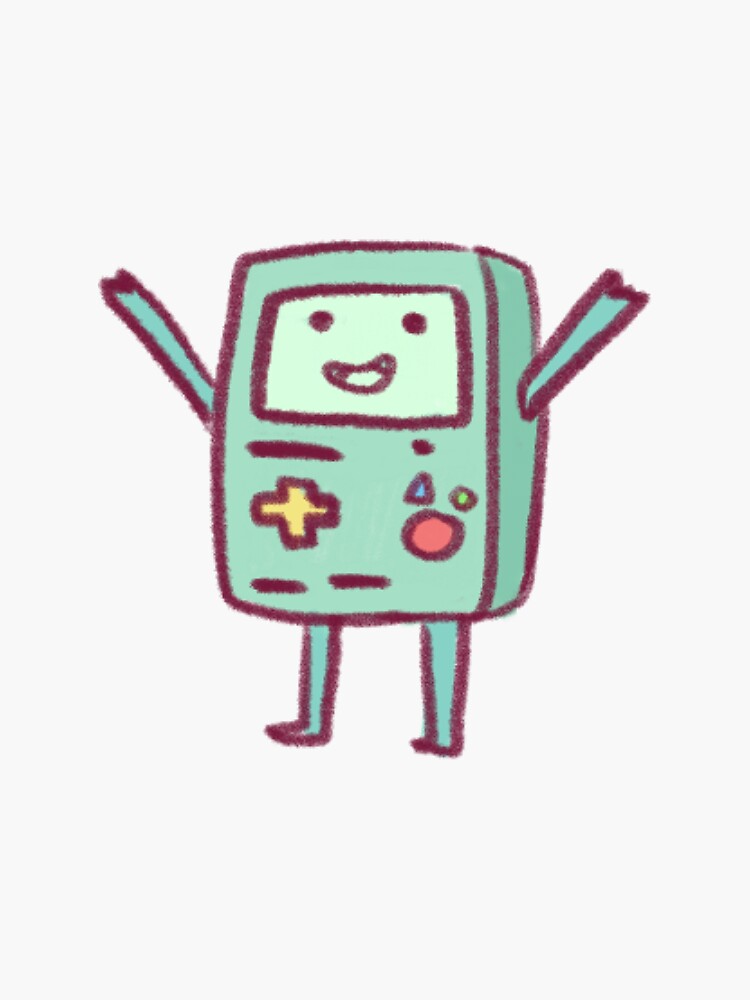 "BMO" Sticker for Sale by alexlarkey | Redbubble