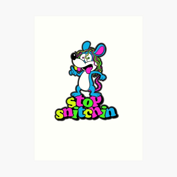 "Stop Snitching Rat" Art Print by bmlee | Redbubble