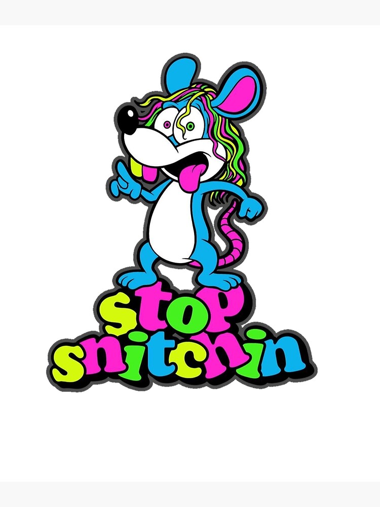 "Stop Snitching Rat" Art Print by bmlee | Redbubble
