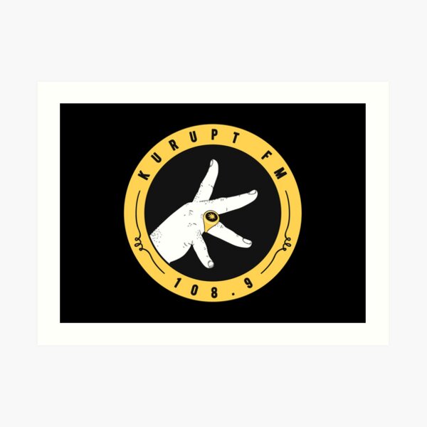 "BEST SELLER - Kurupt FM Logo" Art Print by KathyOwent | Redbubble