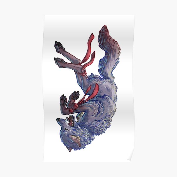 "Fenrir Bound in Gleipnir" Poster for Sale by Dmleblanc | Redbubble