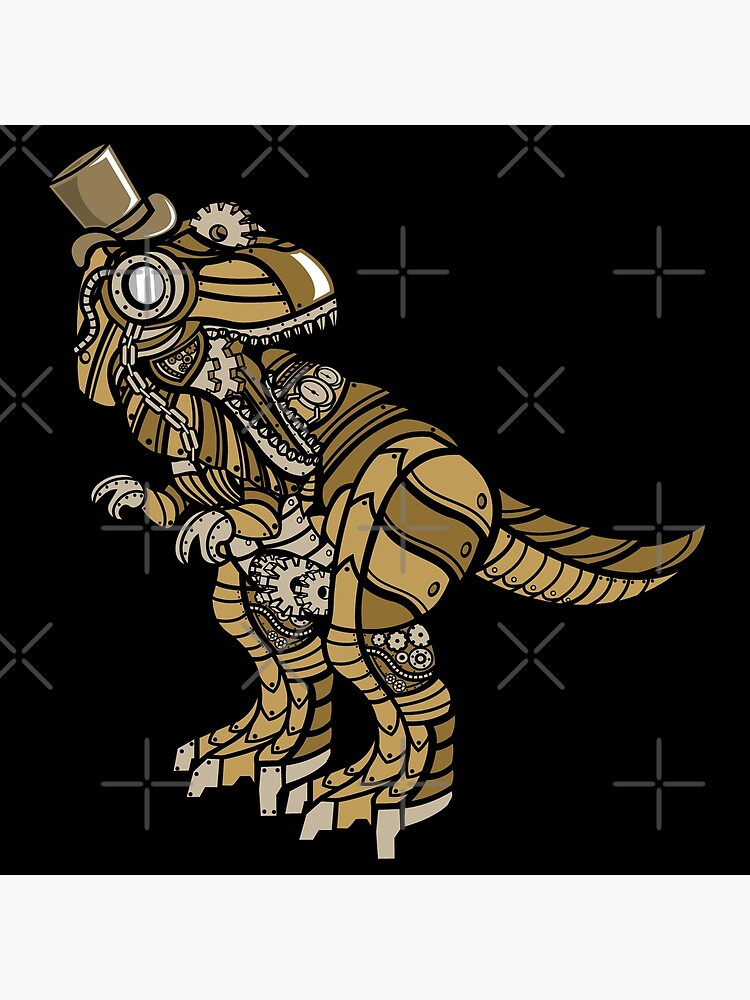 "Steampunk Dinosaur Science Fiction Antique T Rex Retro Machine ...