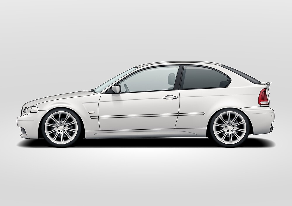 "E46 Compact" by Philip Ackermann | Redbubble