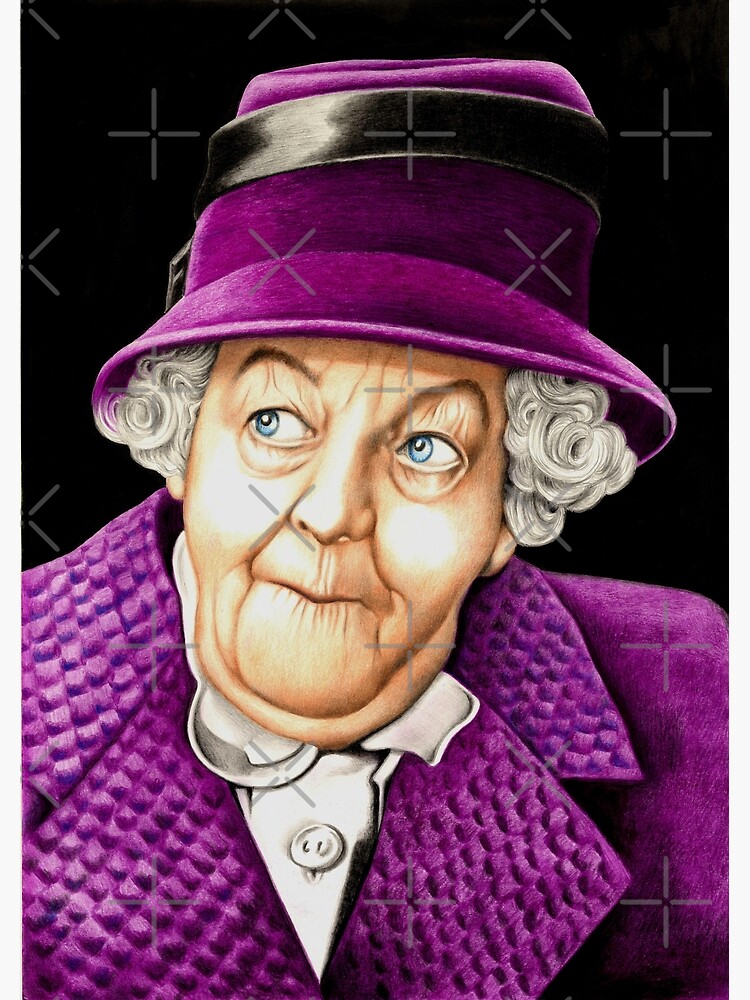 "Margaret Rutherford plays Miss Jane Marple" Art Print by mags0412 ...