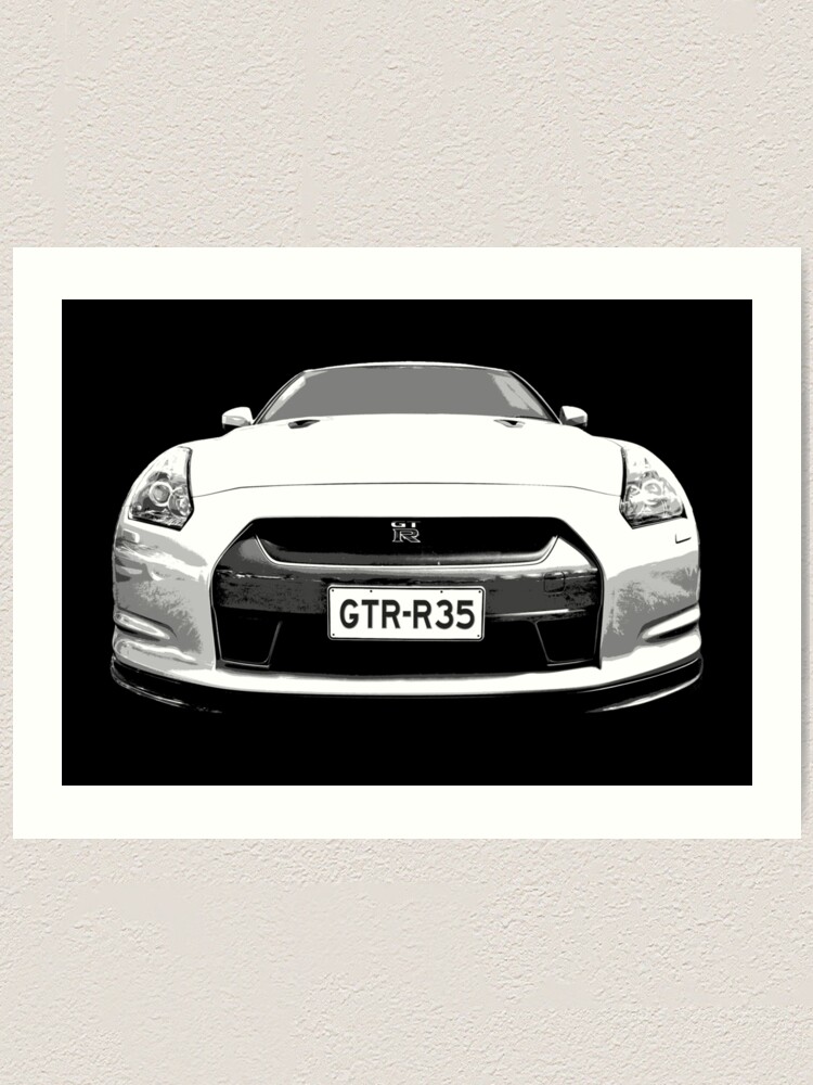 "Nissan Skyline GTR R35" Art Print by radestilo | Redbubble