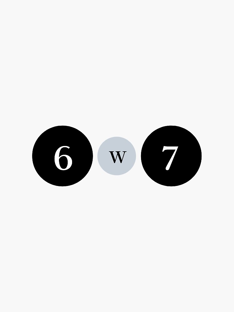 "Enneagram 6w7" Sticker for Sale by lily-yuan | Redbubble