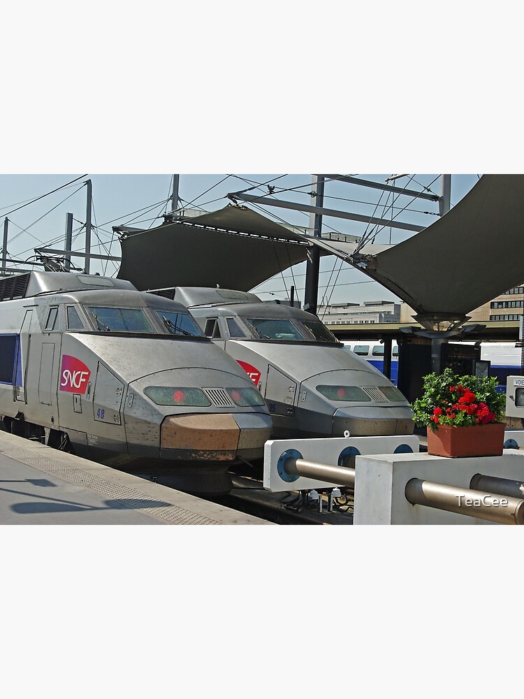 "TGVs in Paris" Poster for Sale by TeaCee | Redbubble