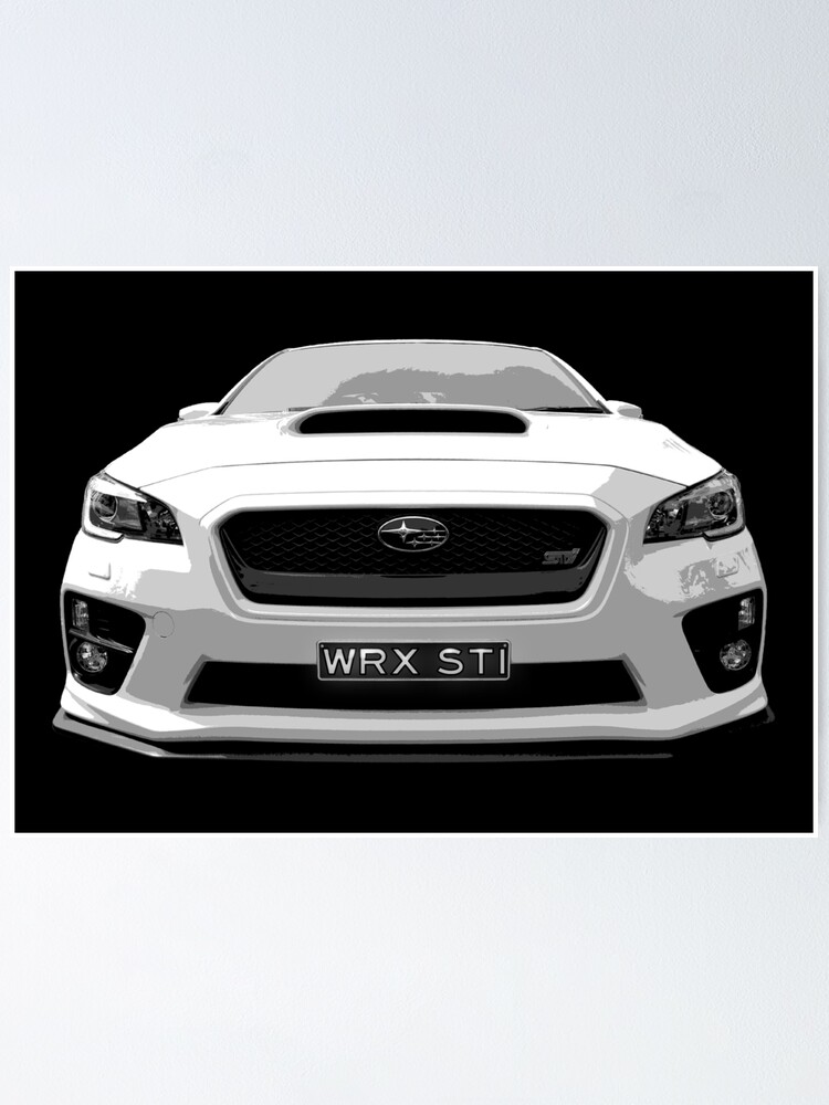 "Subaru WRX STi Fourth Generation" Poster by radestilo | Redbubble
