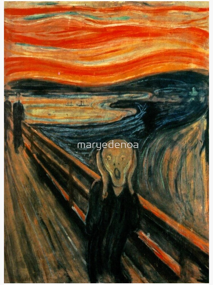 "The Scream - Edvard Munch" Art Board Print for Sale by maryedenoa ...