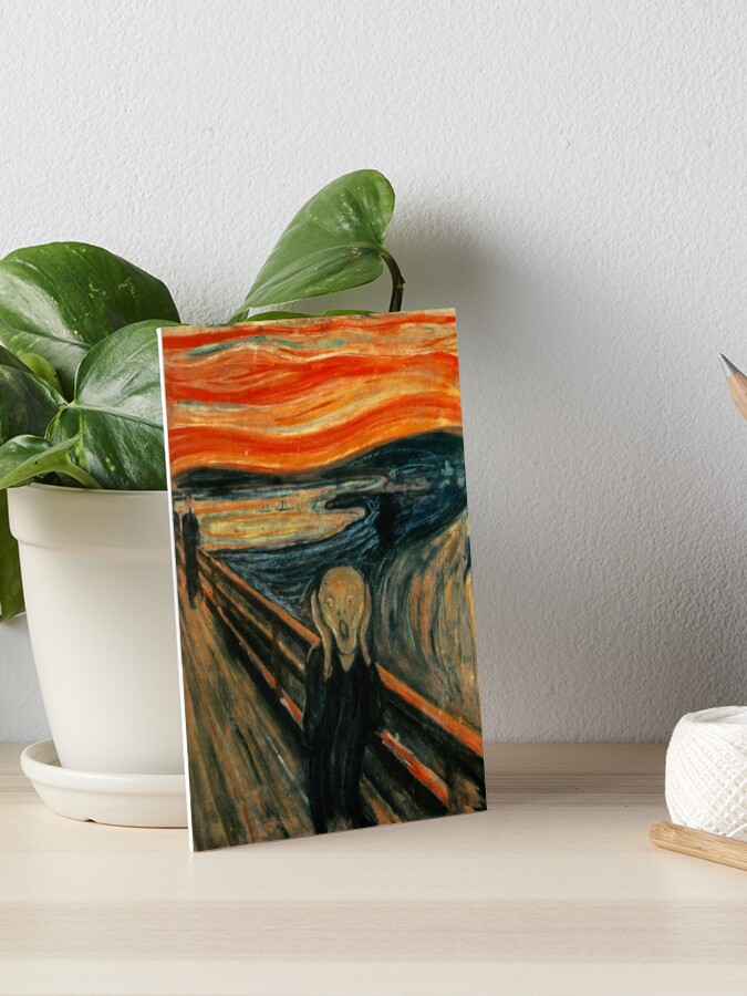 "The Scream - Edvard Munch" Art Board Print for Sale by maryedenoa ...