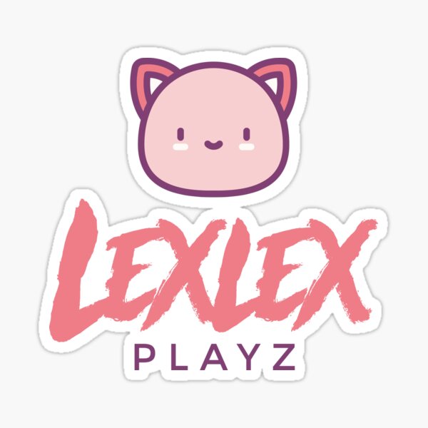 "LexLex Playz Logo " Sticker for Sale by CaptainCreative | Redbubble
