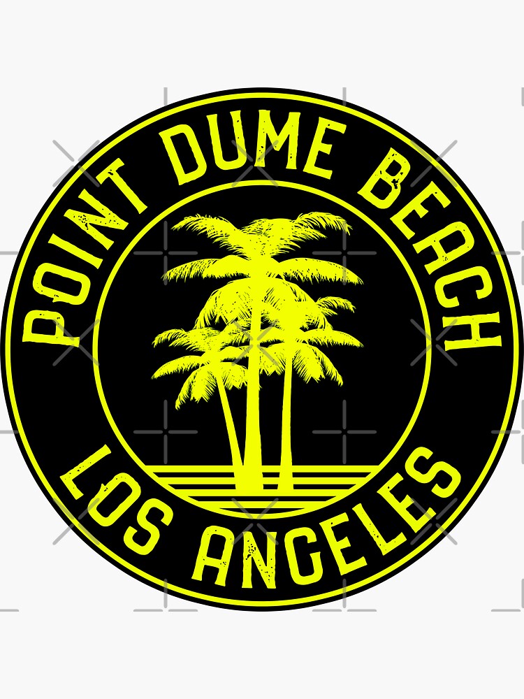 "Point Dume Beach California Surf Surfing Los Angeles " Sticker by ...
