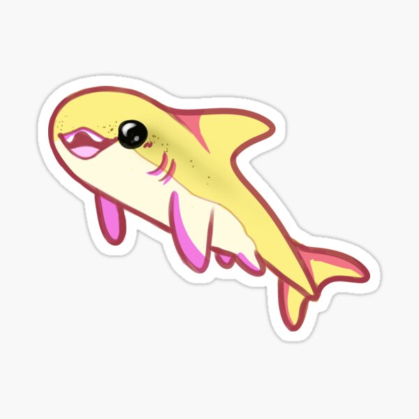 "Chibi LemonShark" Sticker for Sale by ElliotsArtworks | Redbubble
