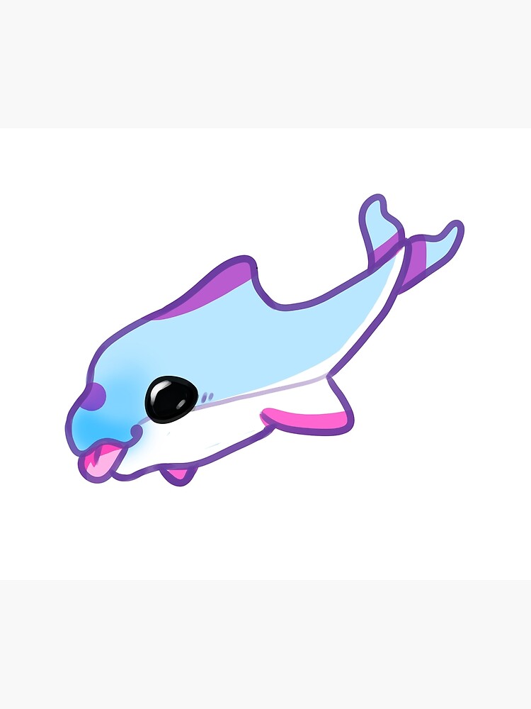 "Chibi Dolphin" Poster by ElliotsArtworks | Redbubble
