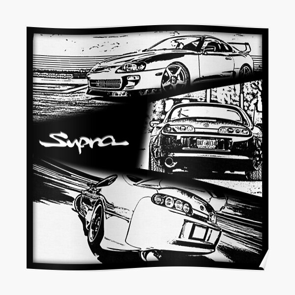 Toyota Supra Mark 4 Posters | Redbubble