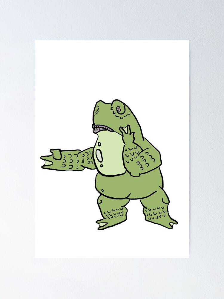 "Tribal Toad Monk" Poster for Sale by Gamelof | Redbubble