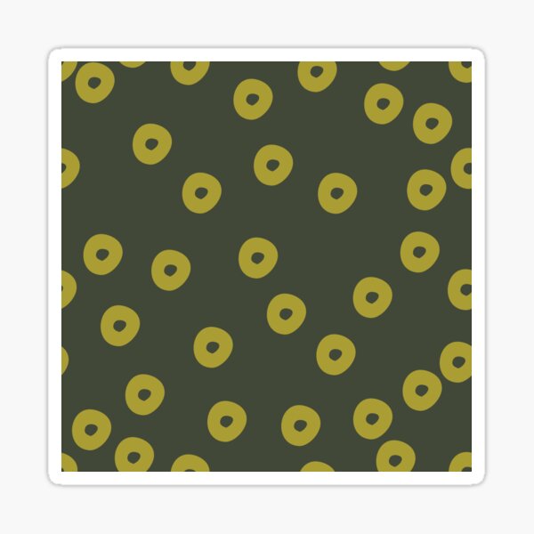 "Don Ton - Hand drawn bold surface circle repeat pattern seamless retro ...