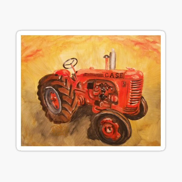 "Vintage Case tractor model S" Sticker for Sale by Possumfat | Redbubble