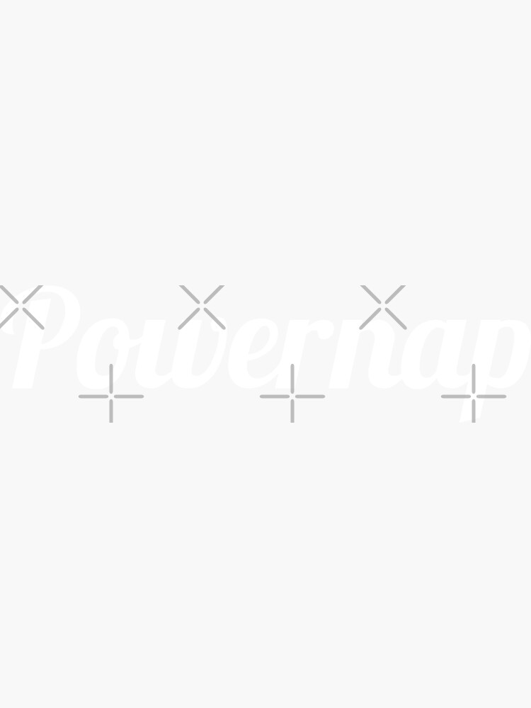 "Powernap" Sticker for Sale by phys | Redbubble