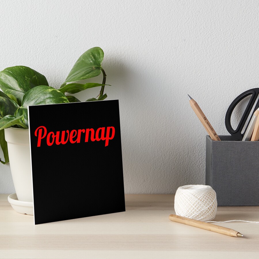 "Powernap" Art Board Print by phys | Redbubble