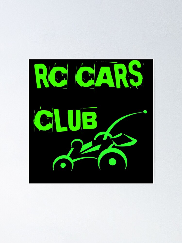 "rc cars club" Poster by phys | Redbubble