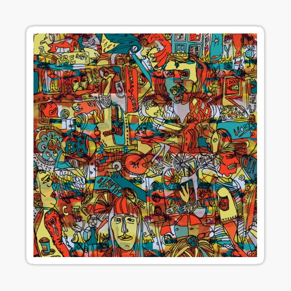 "People Watching, People Watching " Sticker for Sale by cftp | Redbubble